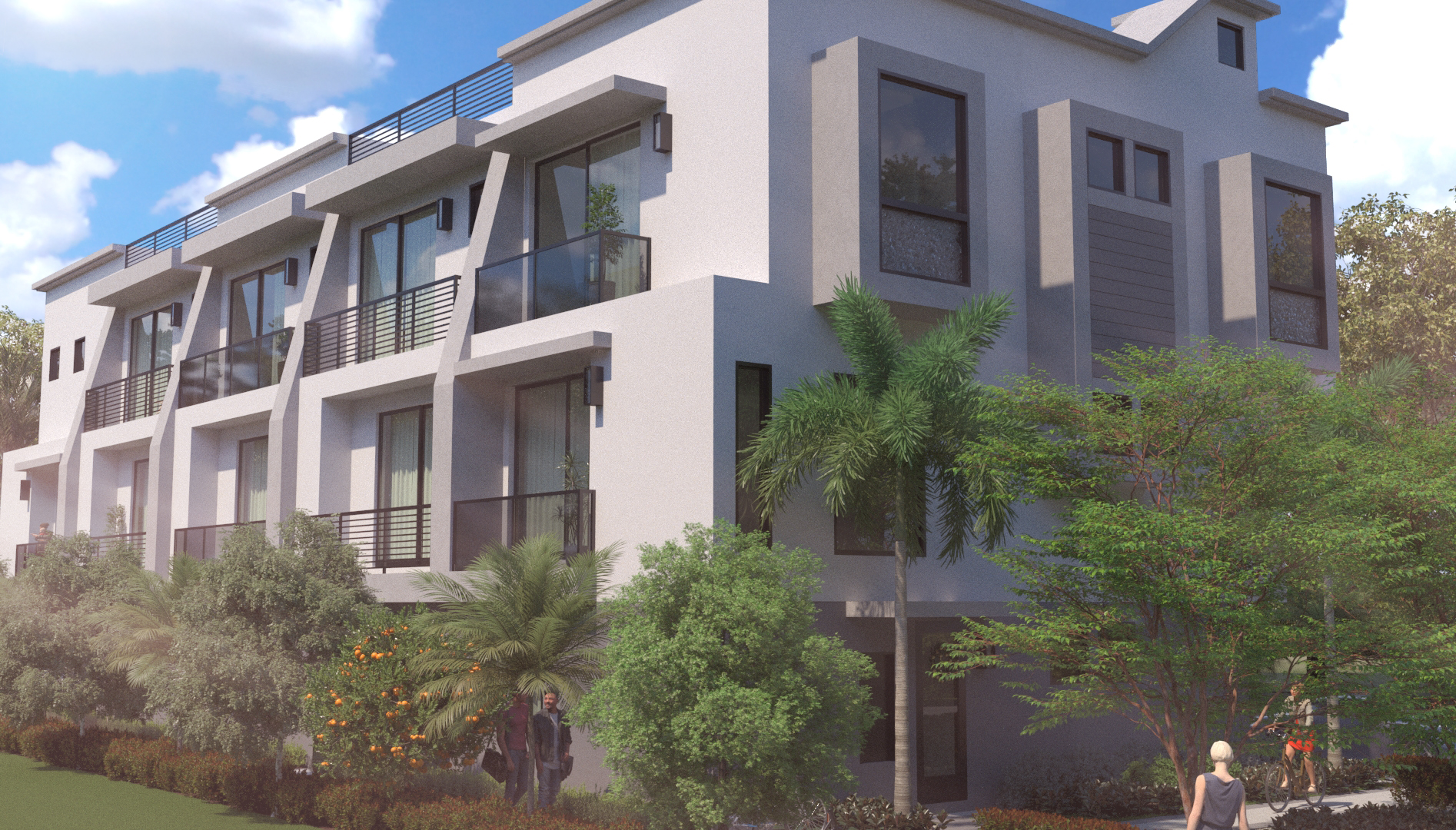 Modern Luxury Townhomes - Pompano Beach FL - The Benedict Bullock Group, PA